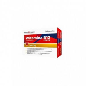 SWISS PHARMA Witamina B12 Forte, 30 kapsułek | Apteka Moderna