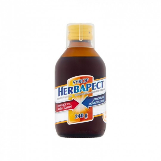 Herbapect syrop (498 mg + 348 mg + 87 mg)/5 ml, 240 g | Apteka Moderna