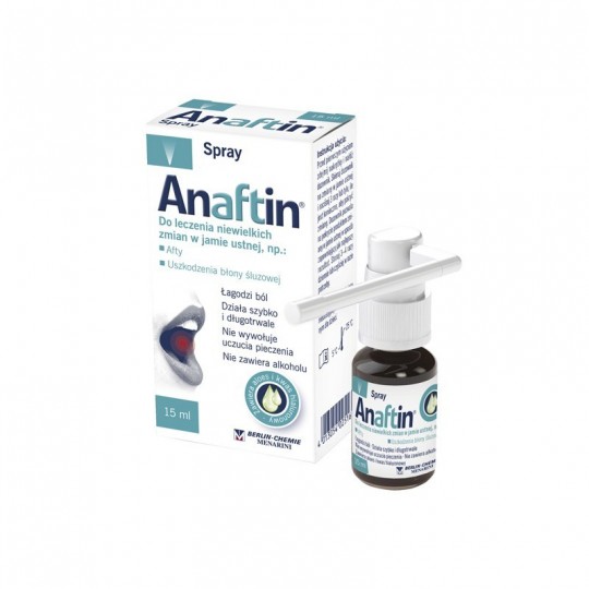 Anaftin Spray na afty 15 ml | Apteka Moderna